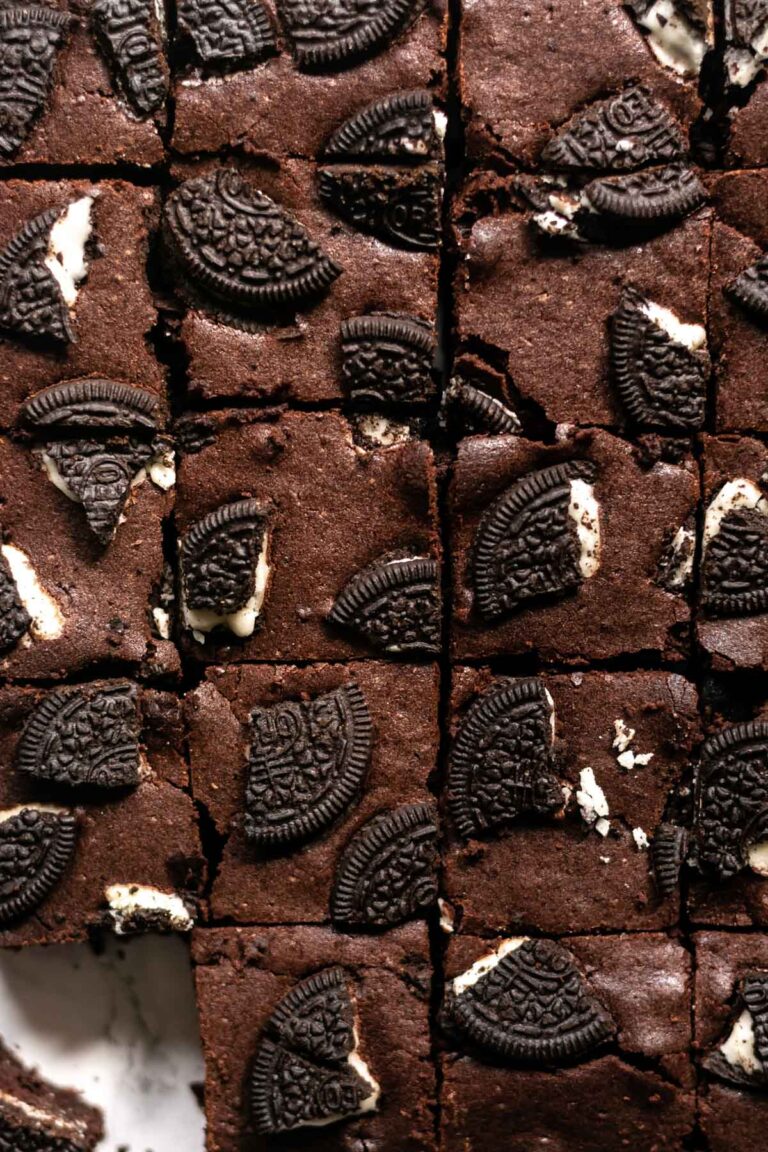Epic Vegan Oreo Brownies - Shivani Loves Food