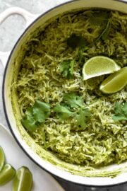 Easy Mexican Green Rice - Shivani Loves Food