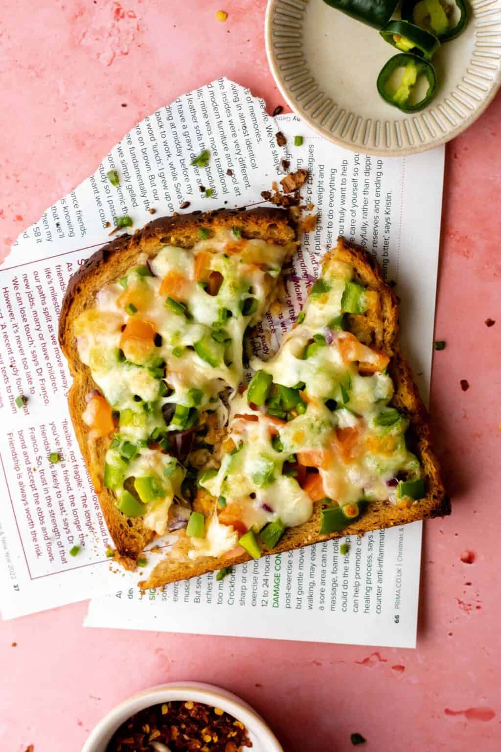 The BEST Chilli Cheese Toast - Shivani Loves Food