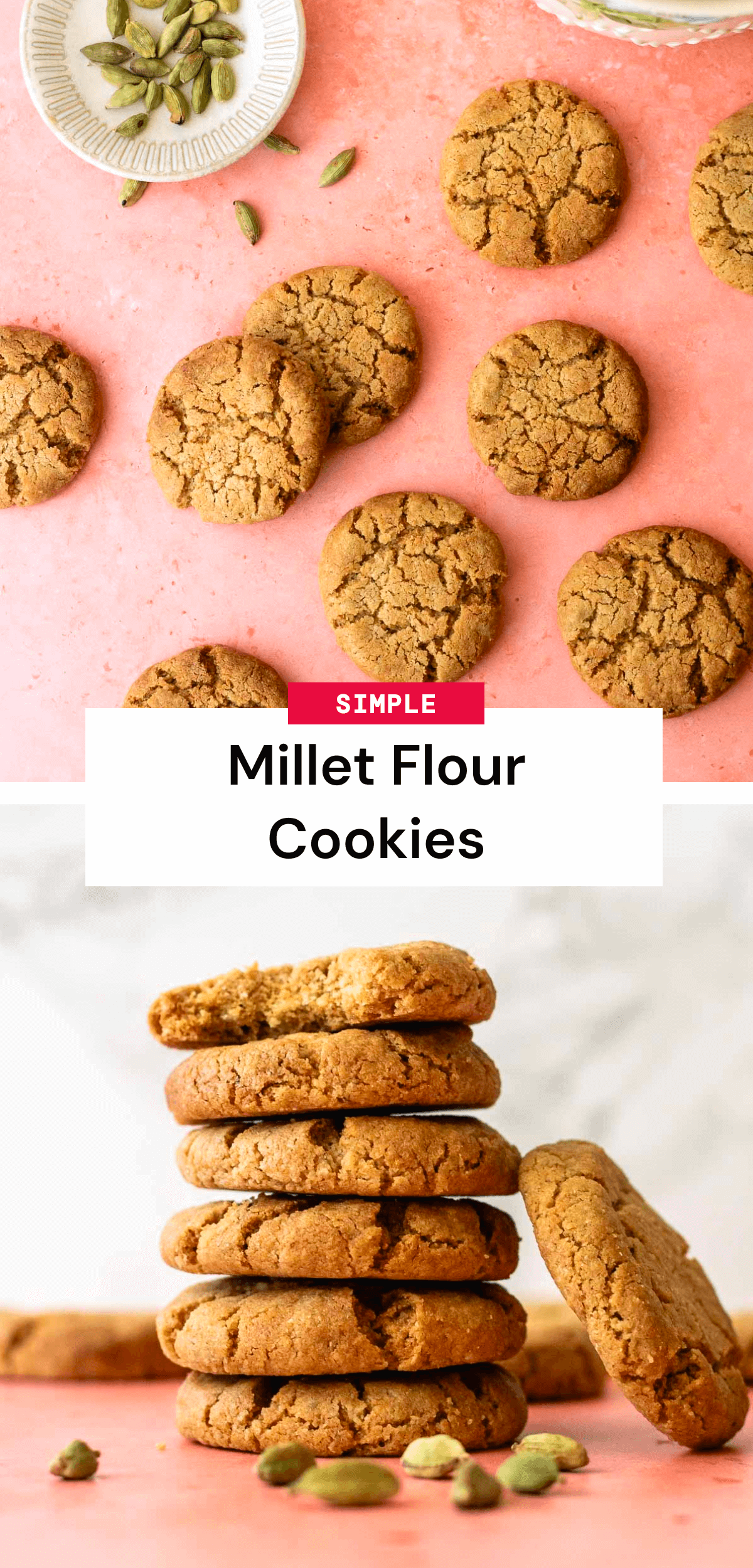 Millet Cookies - Bajra Flour Cookies - Shivani Loves Food